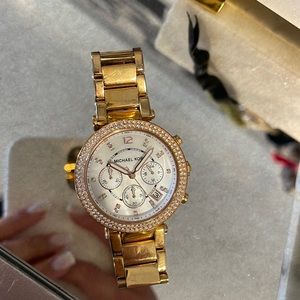 MICHAEL Michael Kors | Accessories | Michael Kors Rose Gold Watch With ...